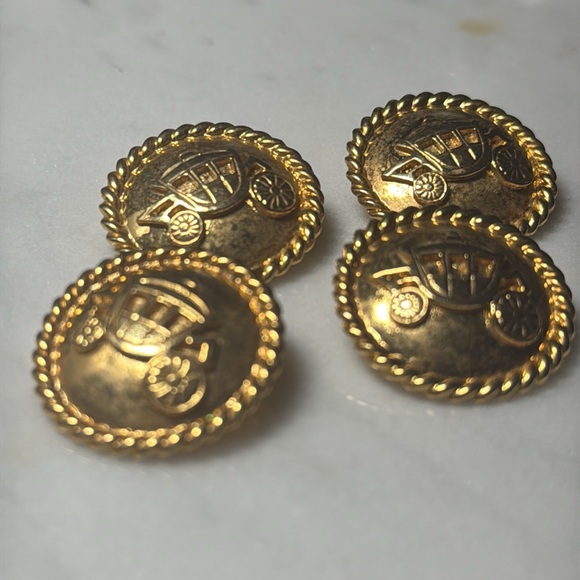 buttons | Other | Vintage Gold Coach Buttons | Poshmark